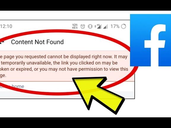 RESUELVE el ERROR de FACEBOOK: Contenido NO DISPONIBLE