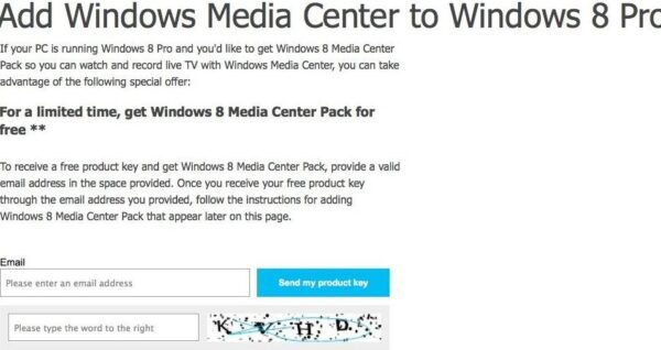 ACTUALIZA Media Center en Windows 8 Pro SIN COSTO